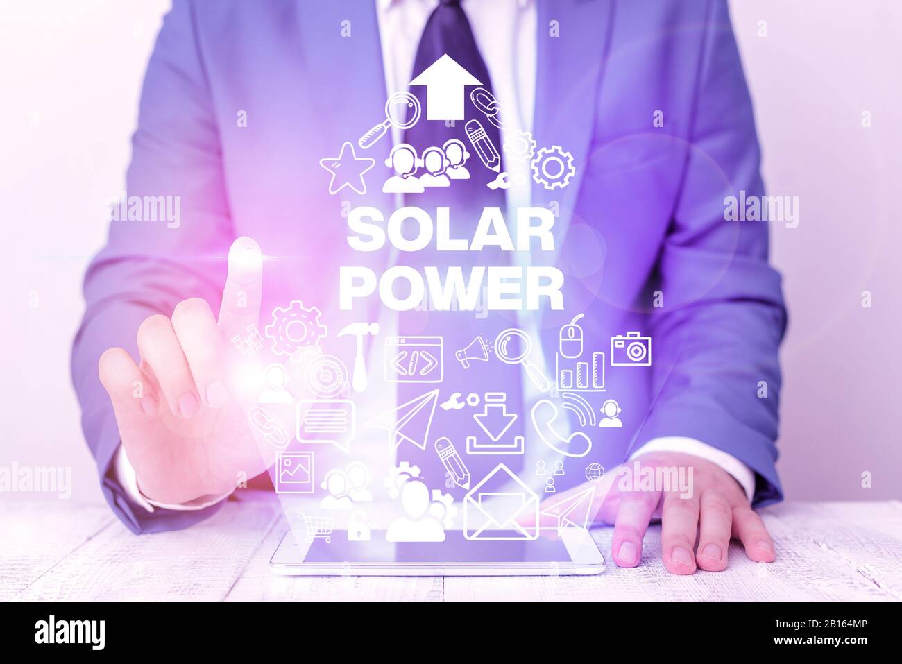 Word writing text Solar Power. Business photo showcasing the ...