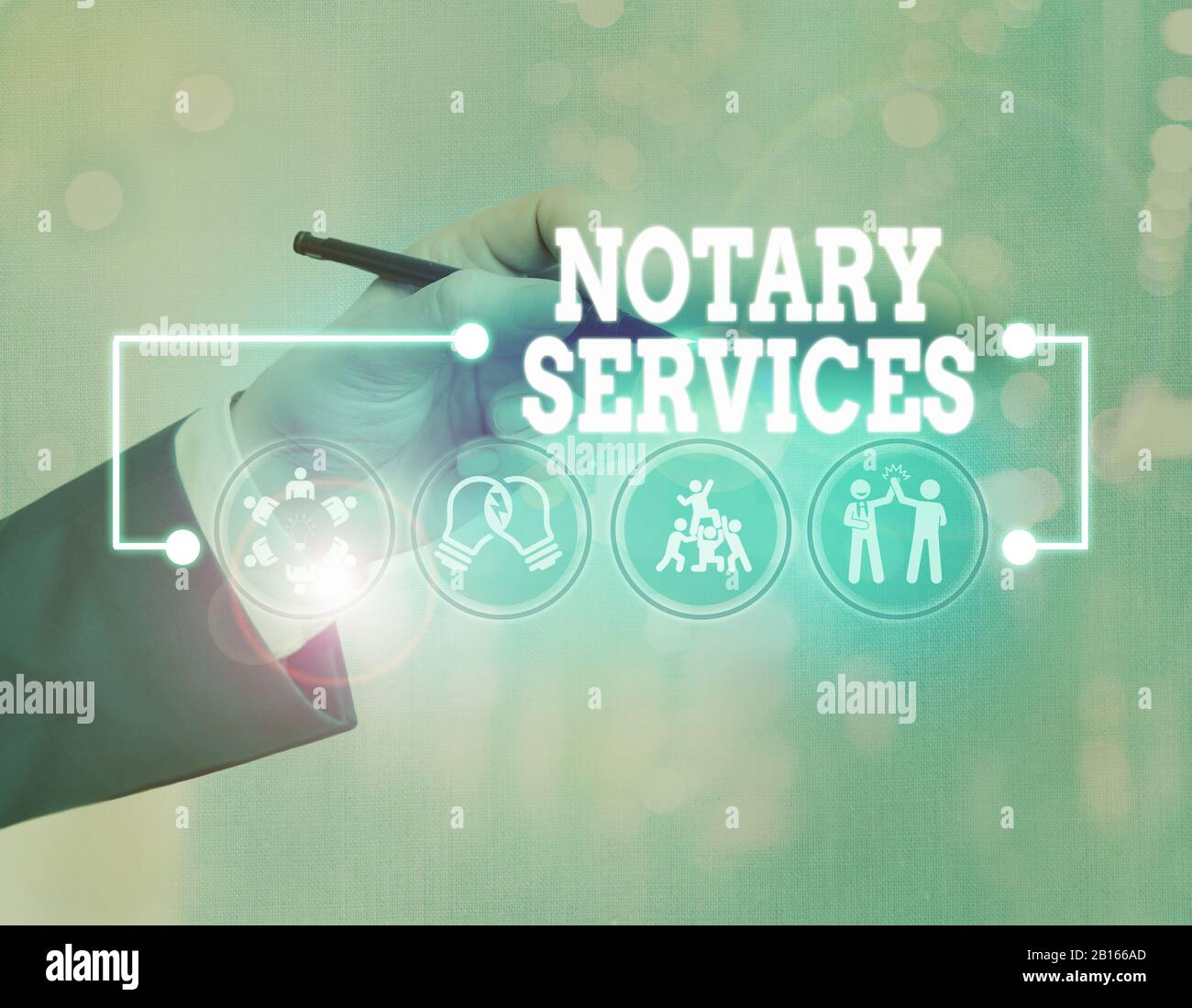 Conceptual hand writing showing Notary Services. Concept meaning ...