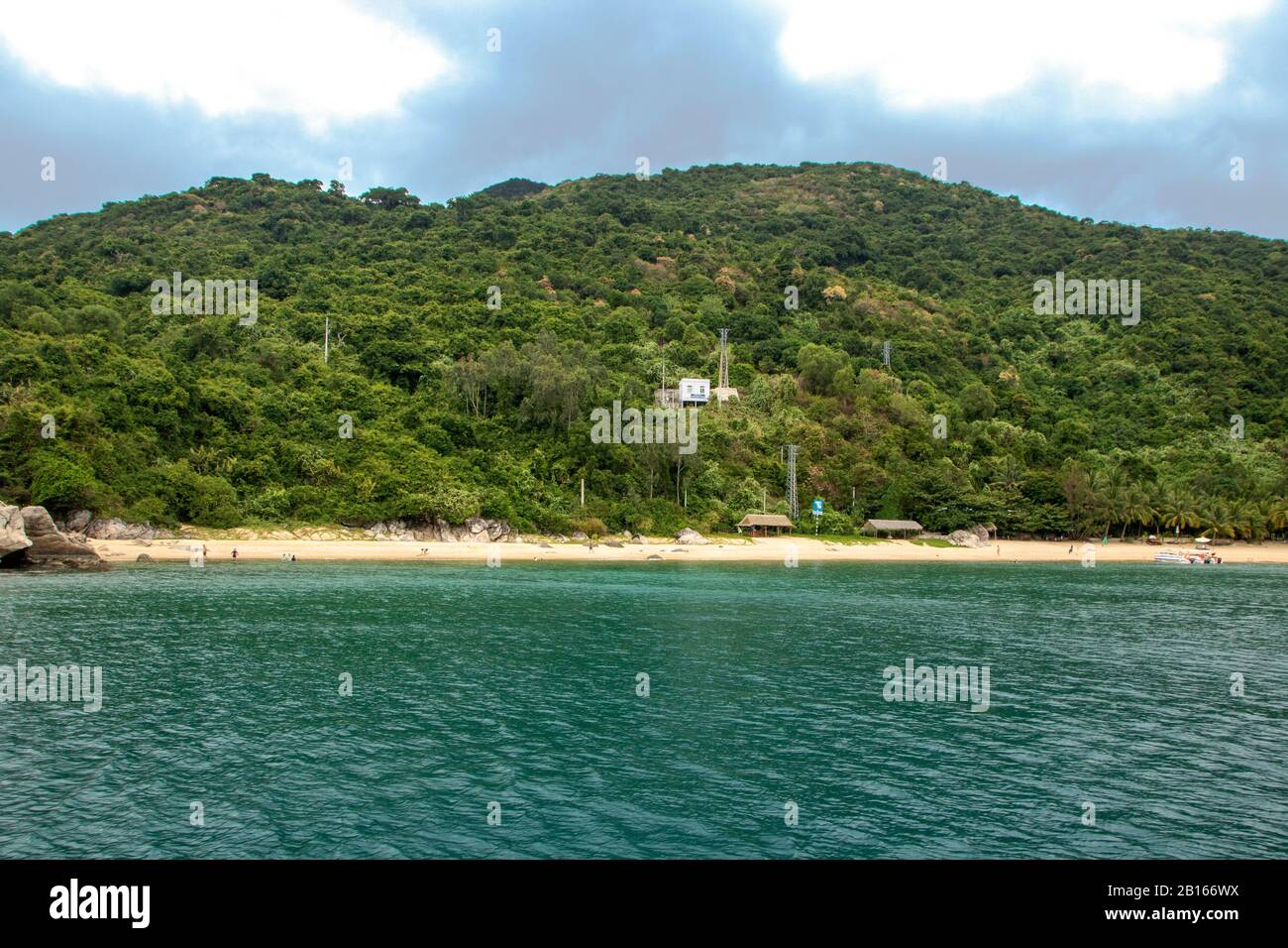 The island of Cu Lao Cham, one of the Cham islands in Vietnam ...