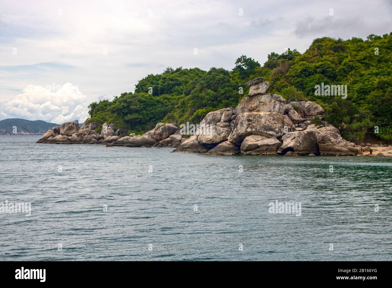 The island of Cu Lao Cham, one of the Cham islands in Vietnam ...