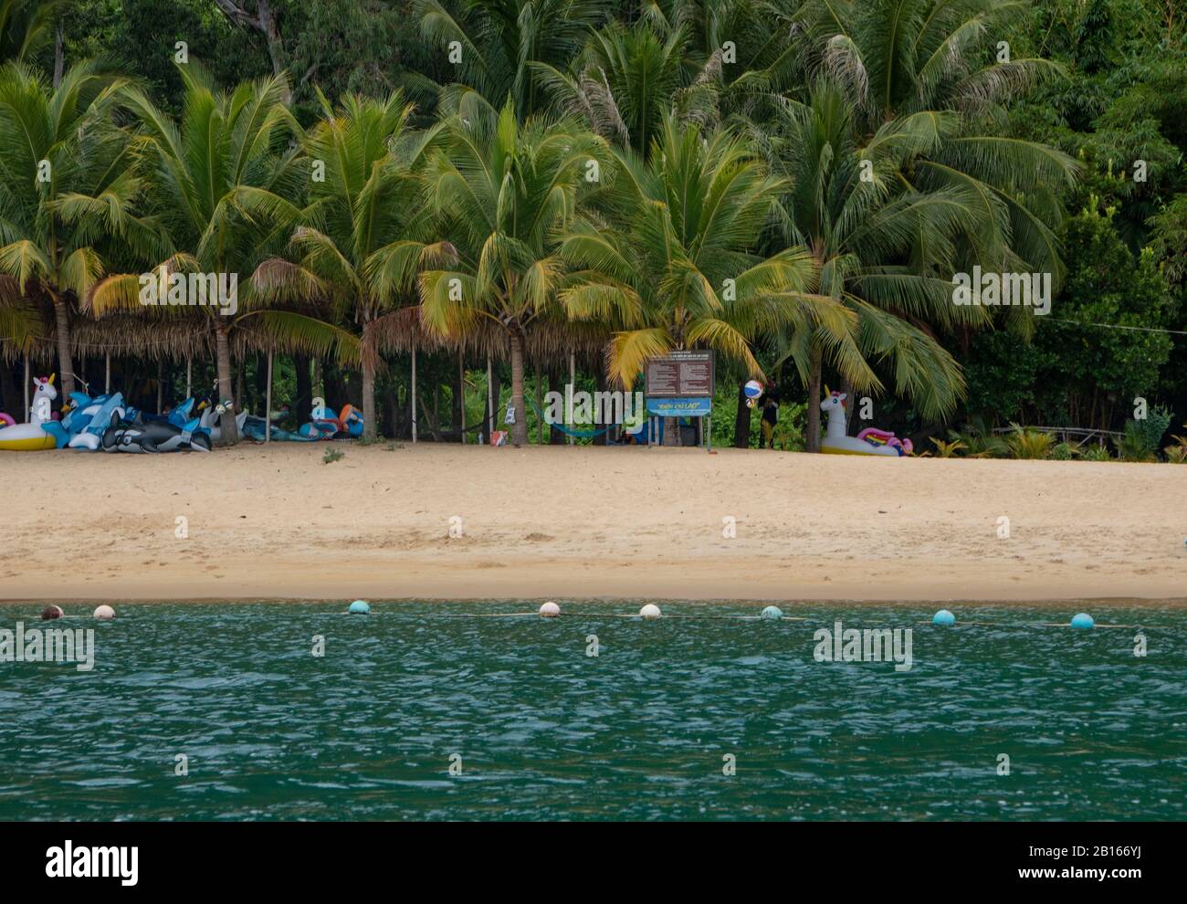 The island of Cu Lao Cham, one of the Cham islands in Vietnam ...