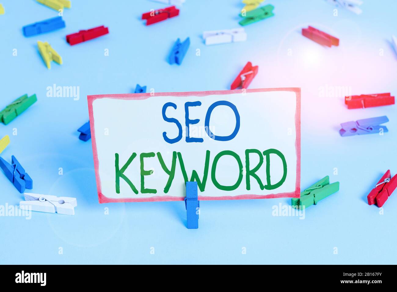 Handwriting text Seo Keyword. Conceptual photo phrases in your web ...