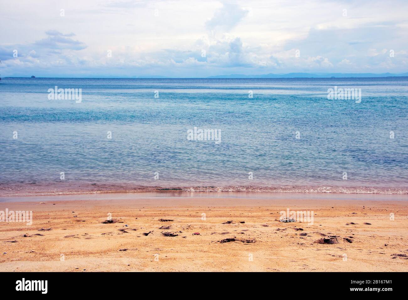 beach in the island of Cu Lao Cham, one of the Cham islands in Vietnam ...