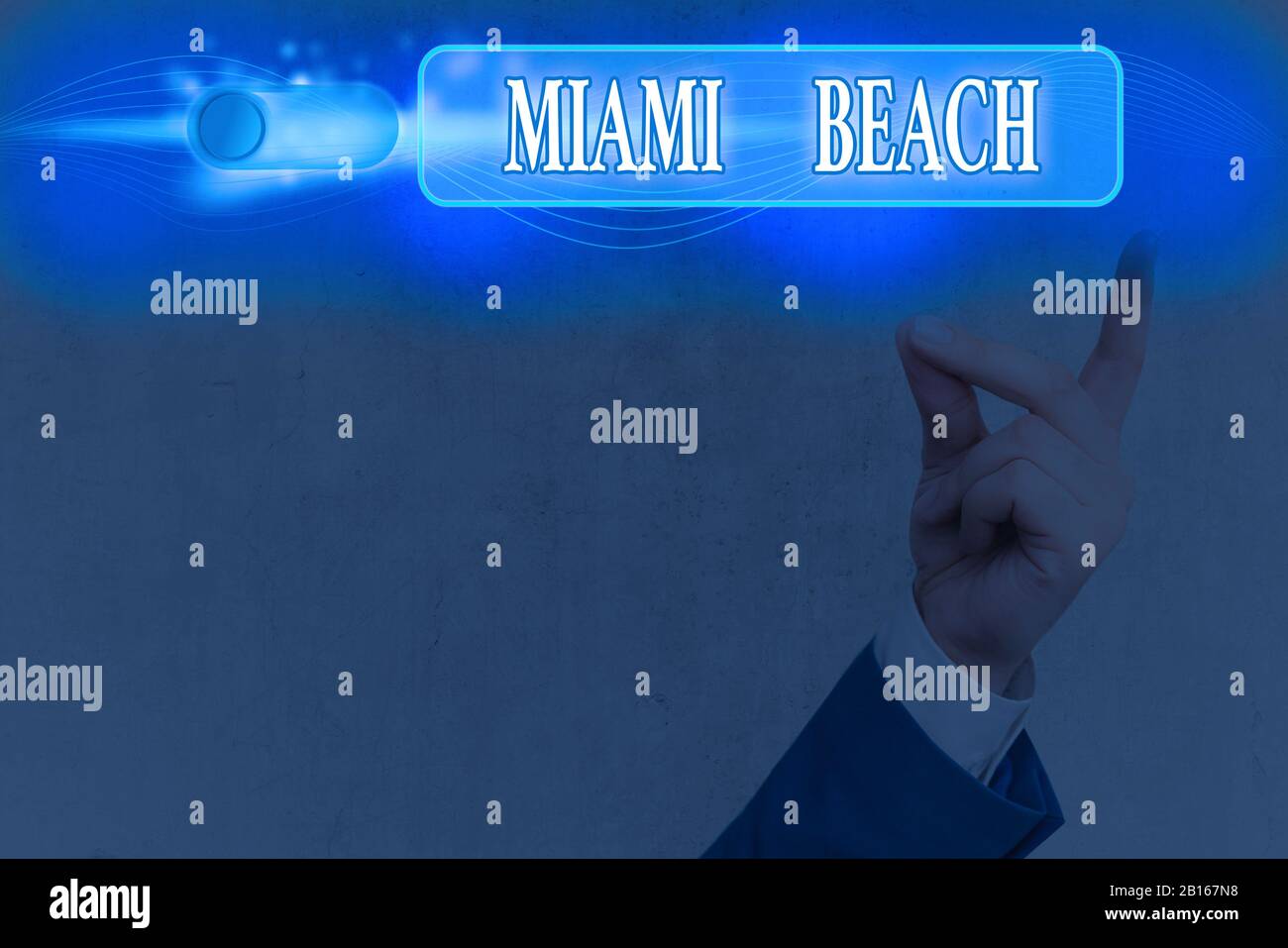 Word writing text Miami Beach. Business photo showcasing the coastal ...