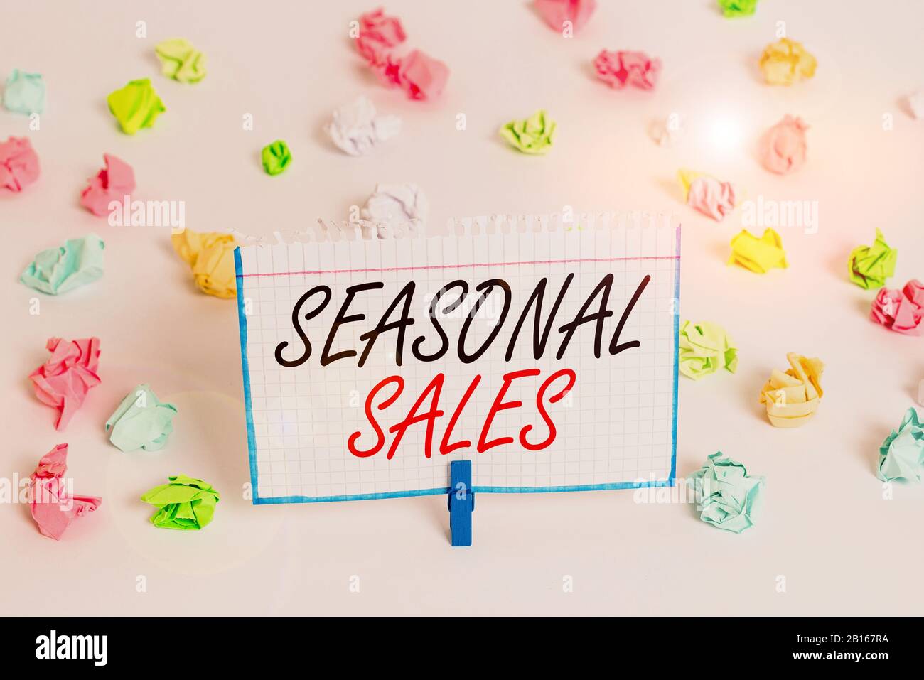 Word writing text Seasonal Sales. Business photo showcasing Discount ...