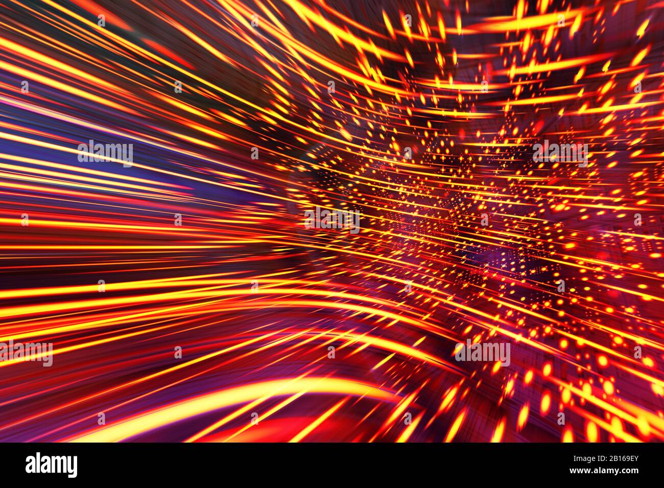abstract geometric modern technology background. Abstract motion light ...