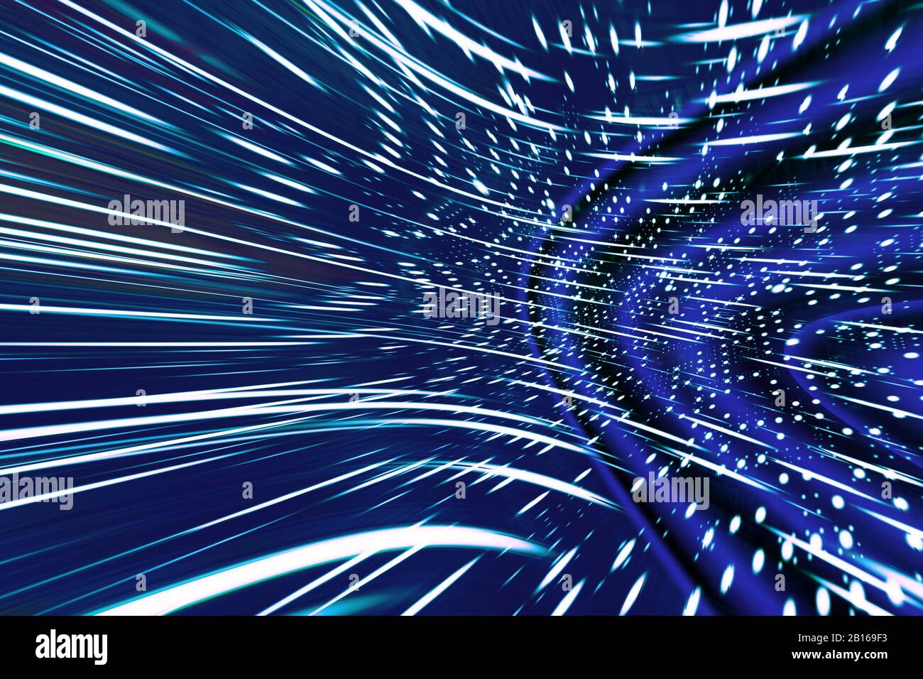 abstract geometric modern technology background. Abstract motion light ...