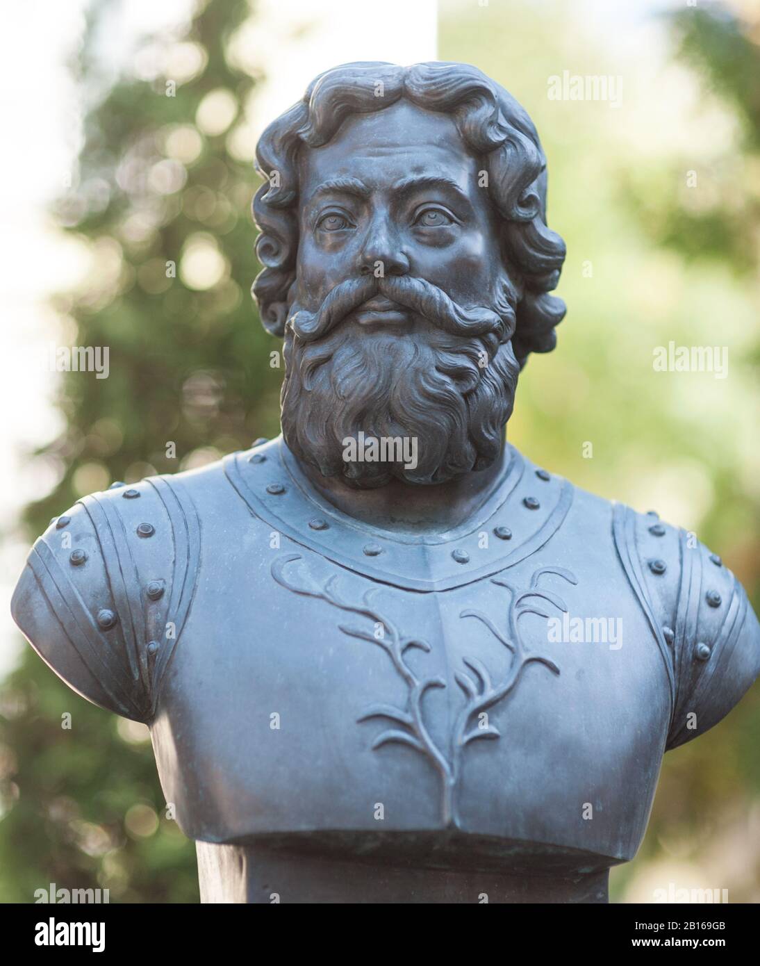 September 23, 2017 Moscow Russia The bust of Tsar Ivan III the Great ...