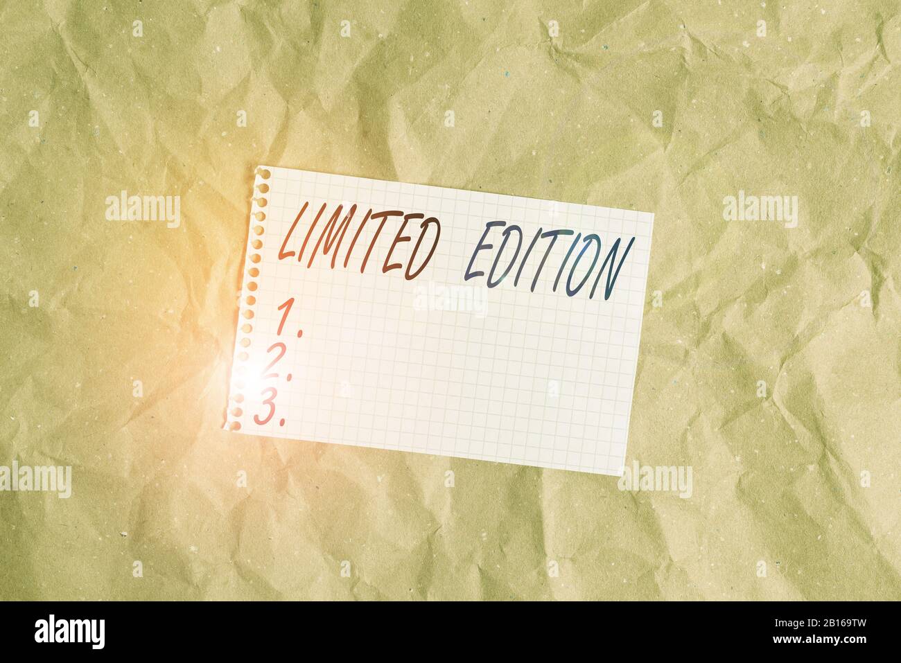 Text sign showing Limited Edition. Business photo showcasing produced ...