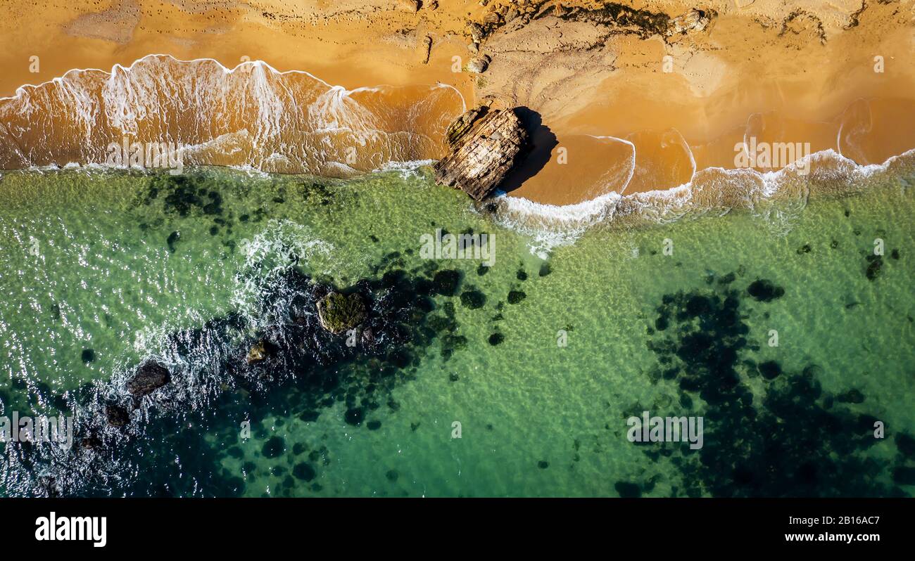 Top view aerial photo from flying drone Stock Photo - Alamy
