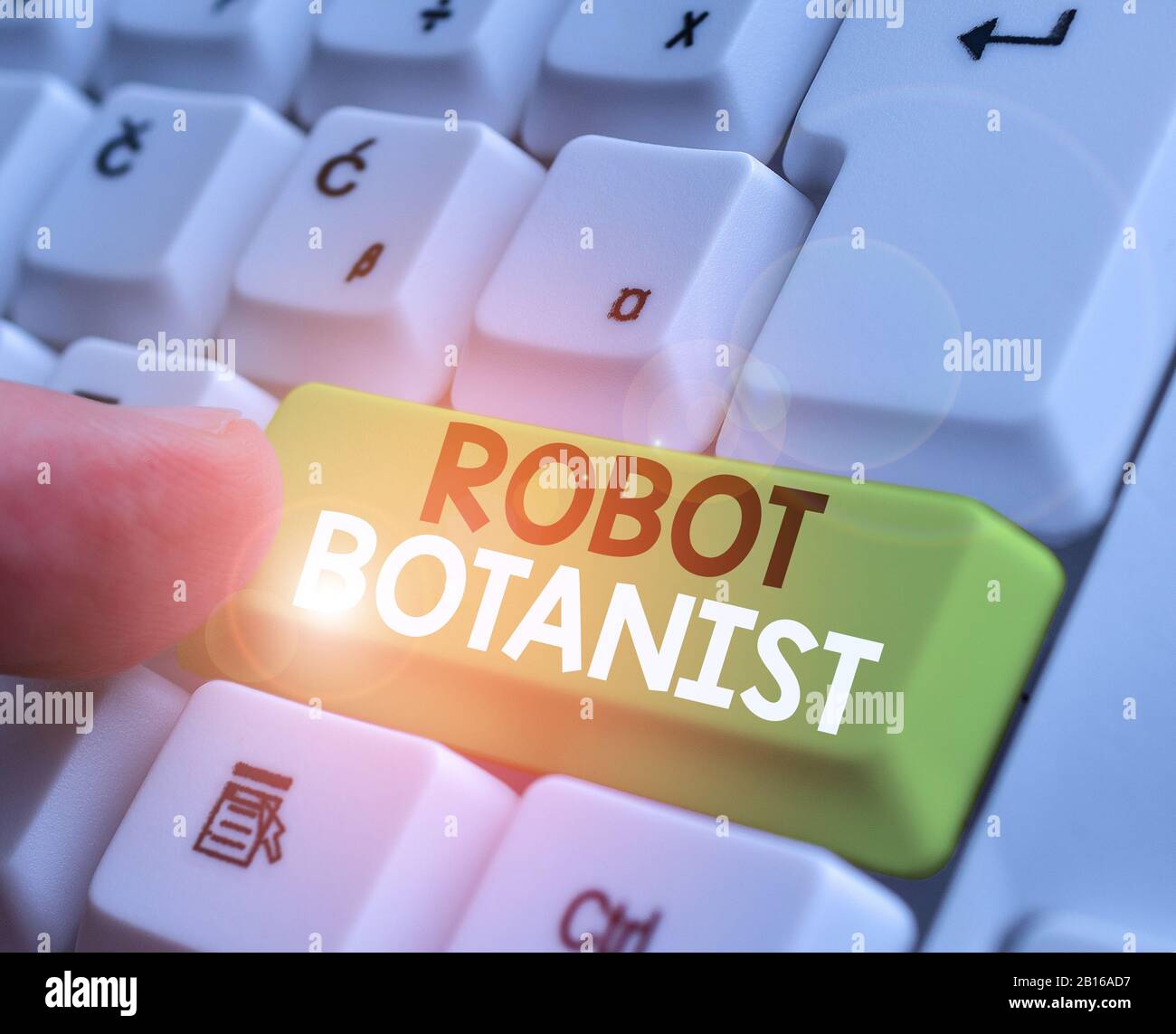 Conceptual hand writing showing Robot Botanist. Concept meaning Methods ...