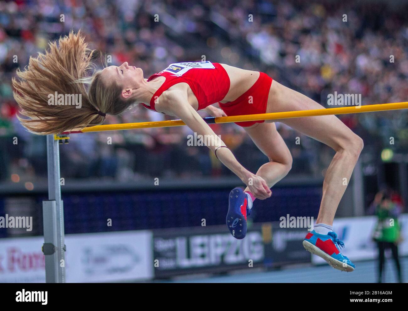 Leipzig, Germany. 23rd Feb, 2020. Athletics/hall: German championship ...