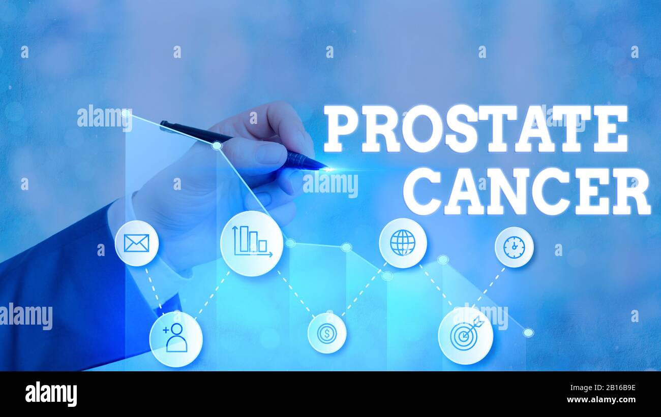 Word writing text Prostate Cancer. Business photo showcasing cancer ...