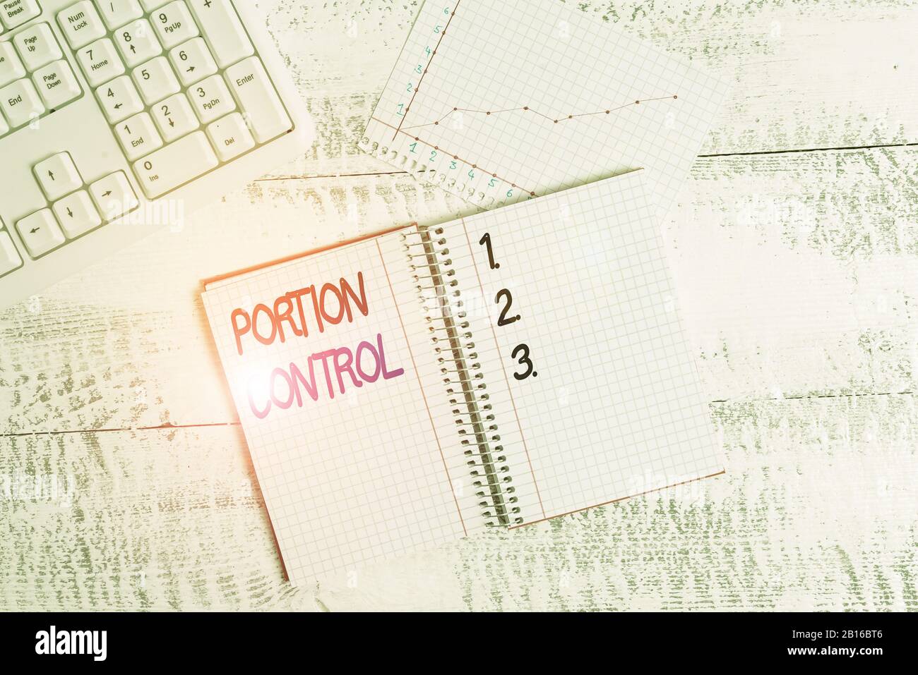 Text sign showing Portion Control. Business photo showcasing knowing ...