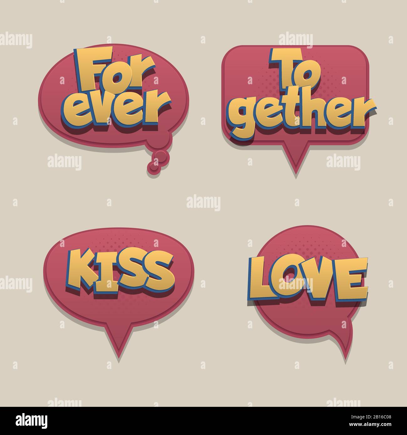 Comic text speech bubble pop art design Stock Vector Image & Art - Alamy