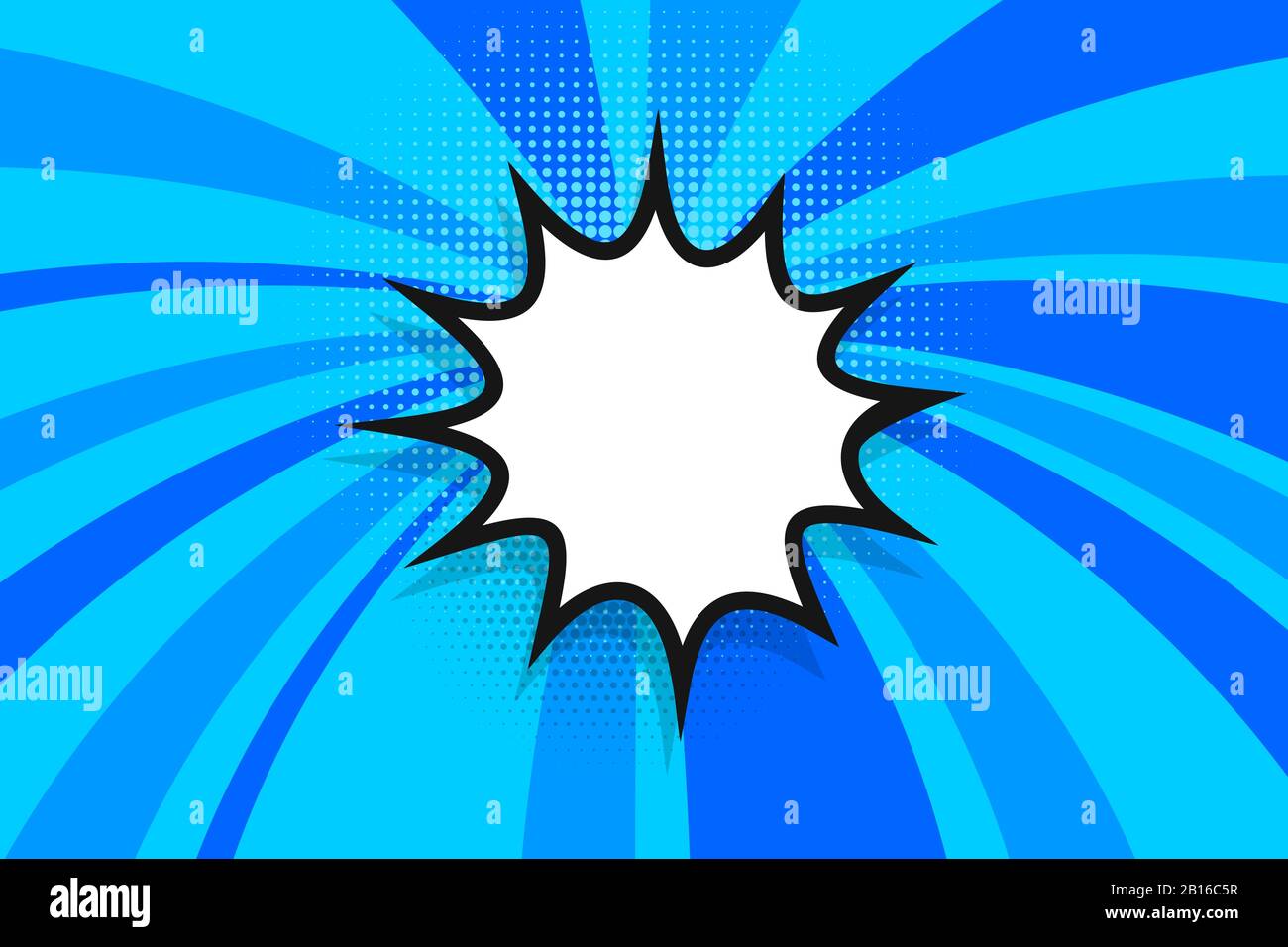 Comic text empty speech bubble banner pop art Stock Vector Image & Art ...
