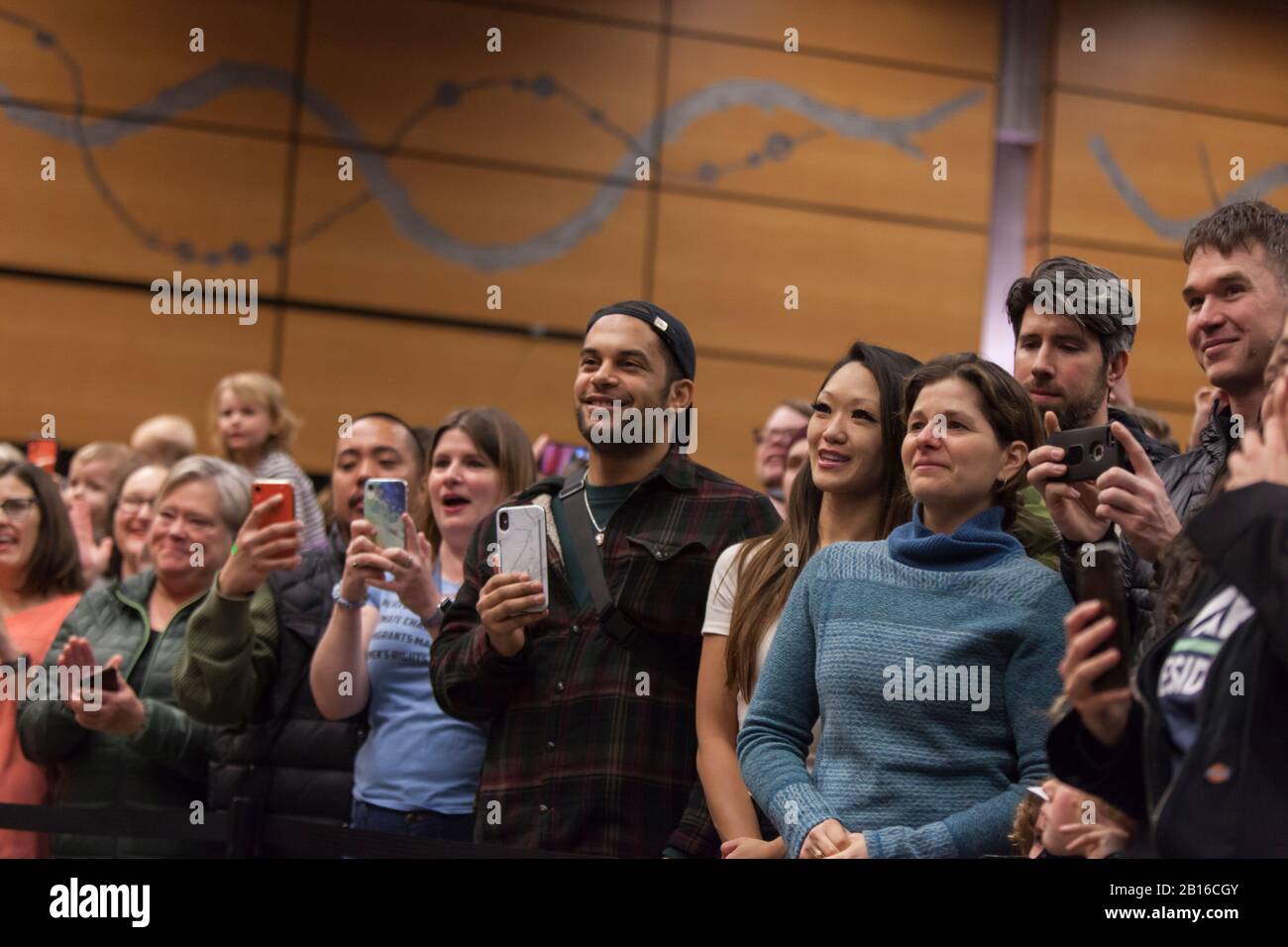 Supporters of senator hi-res stock photography and images - Alamy