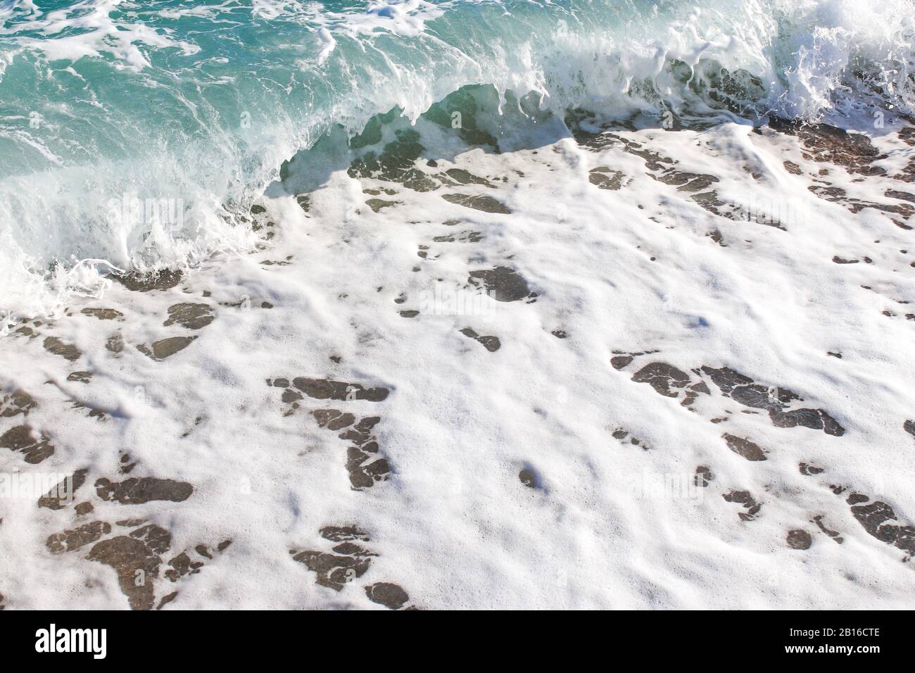 Beach texture. Golden sand and sea foam pattern. Beach background with ...