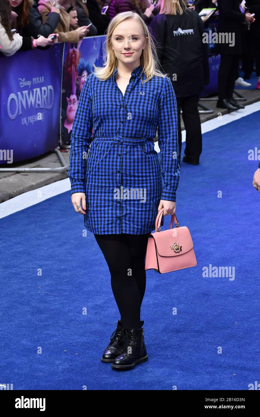 Alexa Davies Arrivers at UK Premiere of Onward at Curzon Street ...