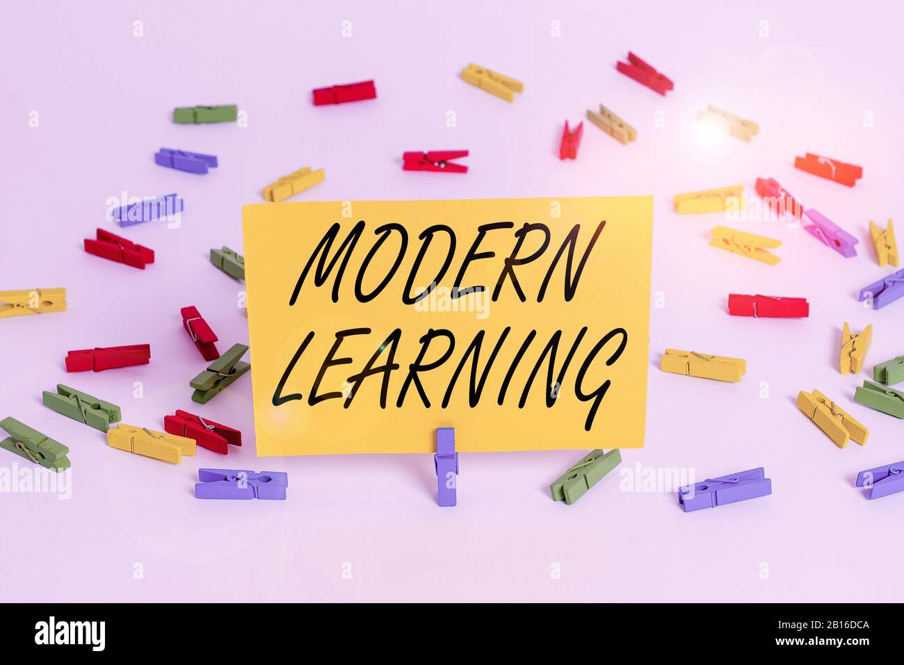 Handwriting text Modern Learning. Conceptual photo flexible and agile ...