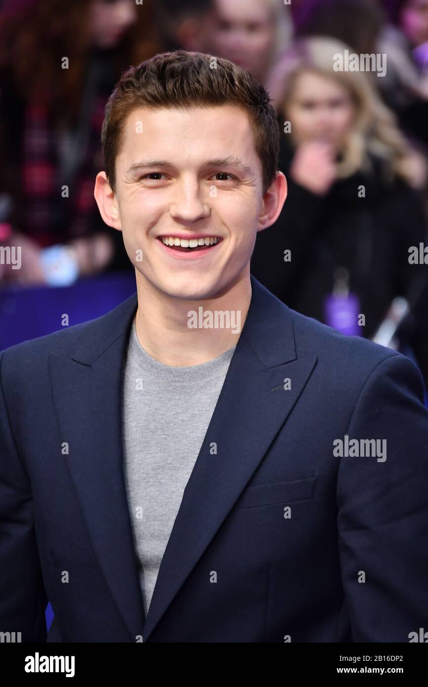 Tom Holland Arrivers at UK Premiere of Onward at Curzon Street, Mayfair ...