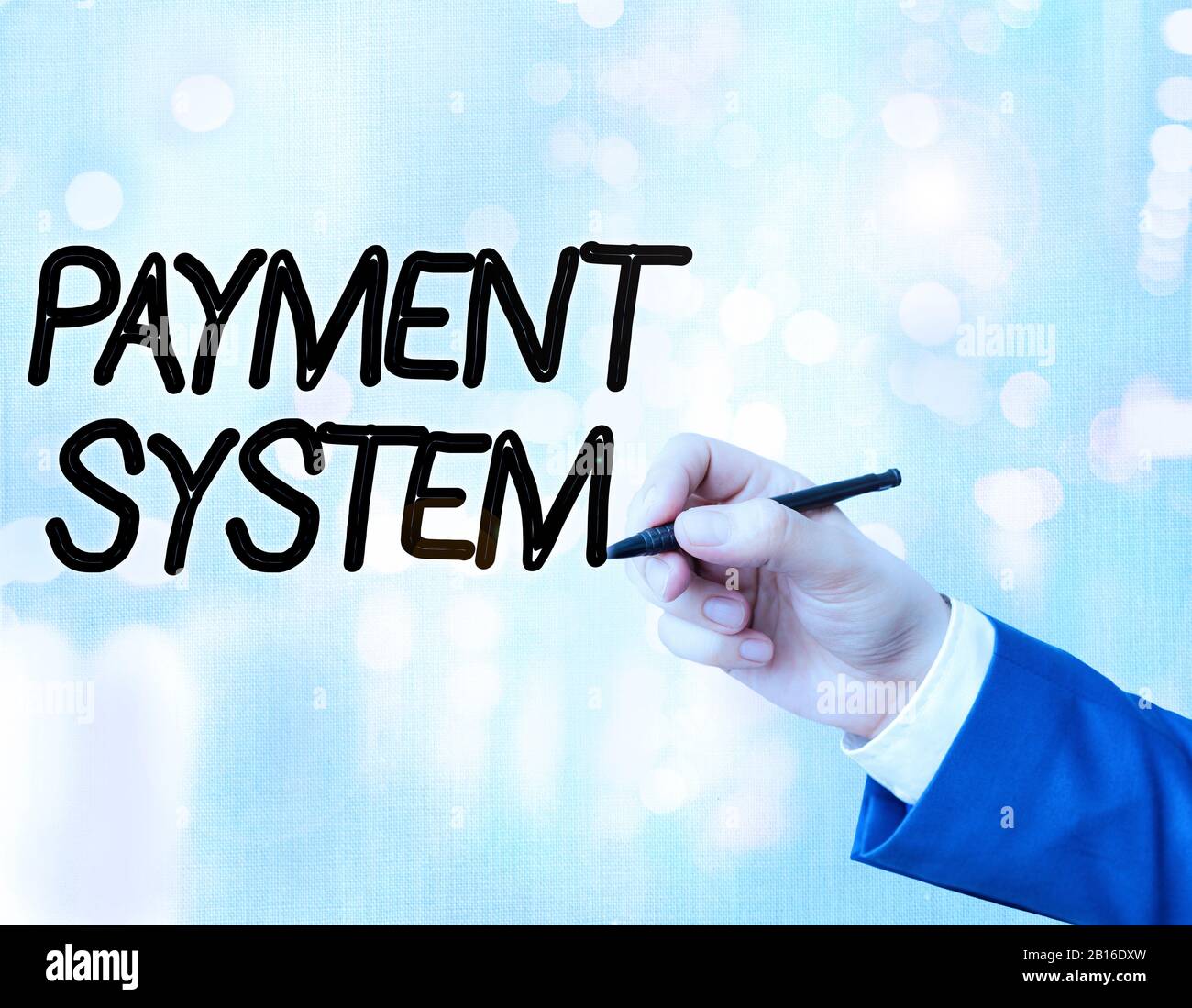 Word writing text Payment System. Business photo showcasing a system ...