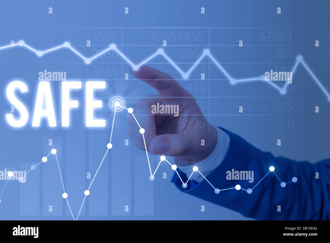 Handwriting text writing Safe. Conceptual photo protected from or not ...