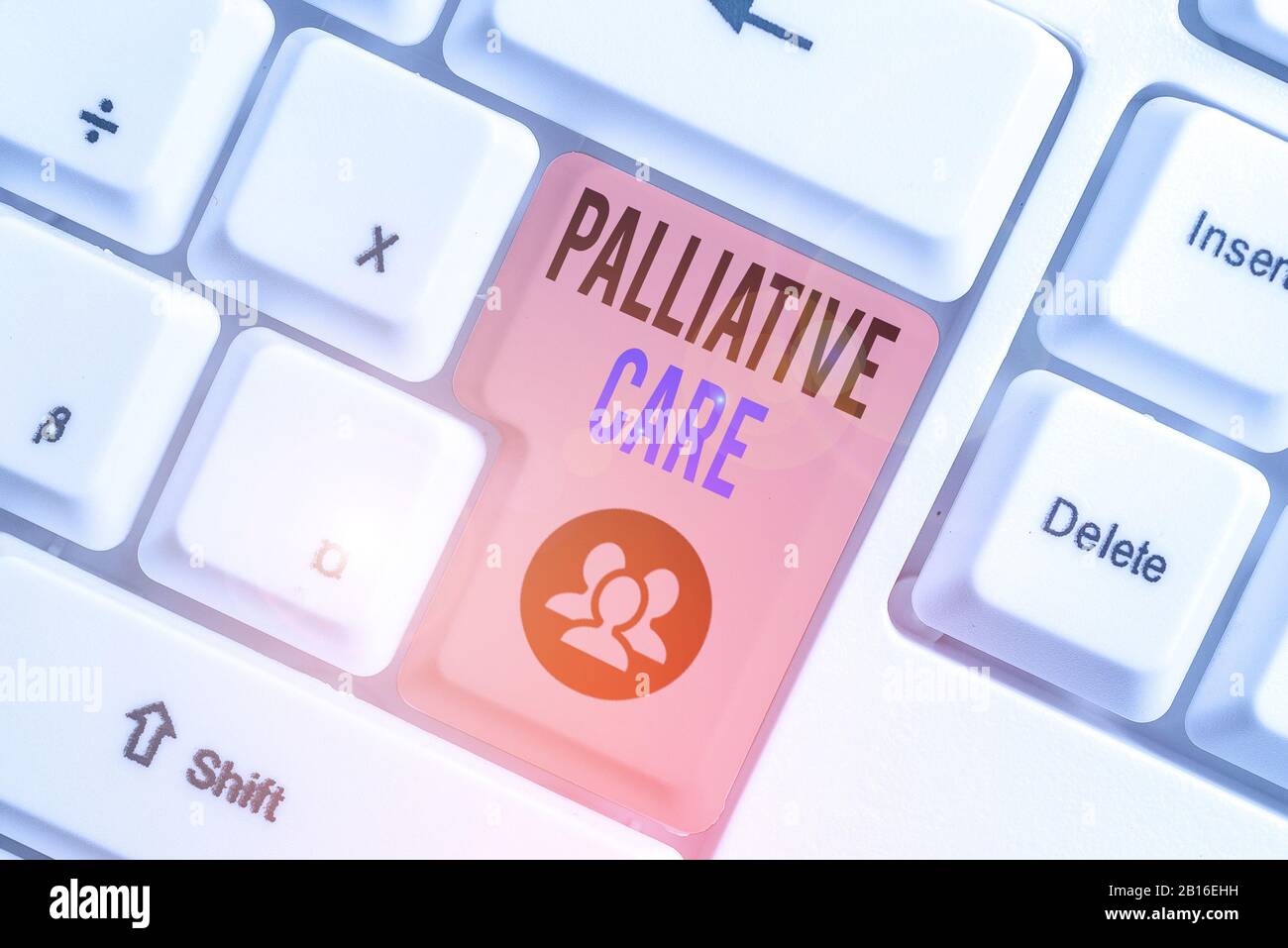 Conceptual hand writing showing Palliative Care. Concept meaning ...