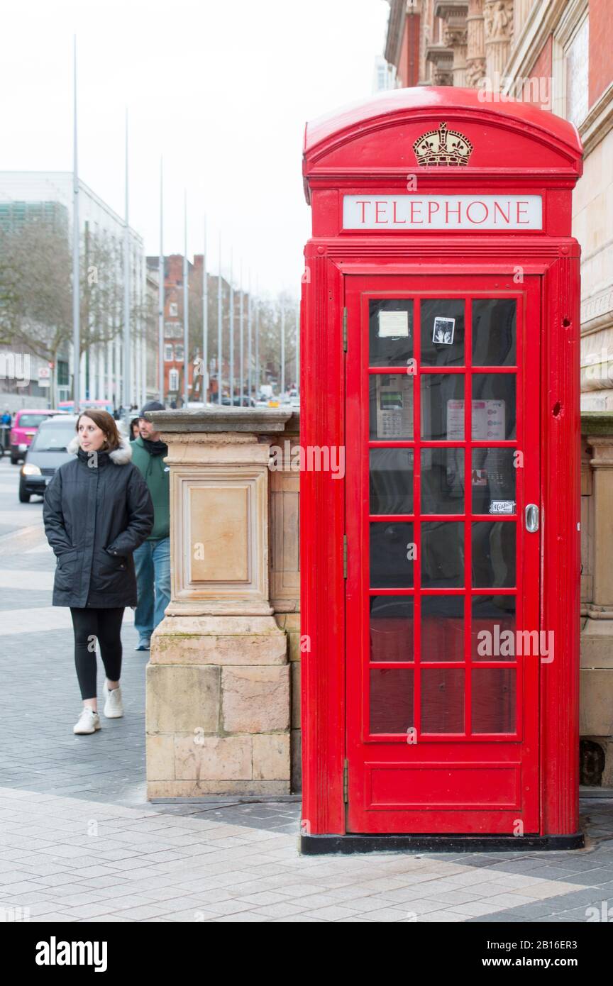 London Red Telephone booth Stock Photo - Alamy
