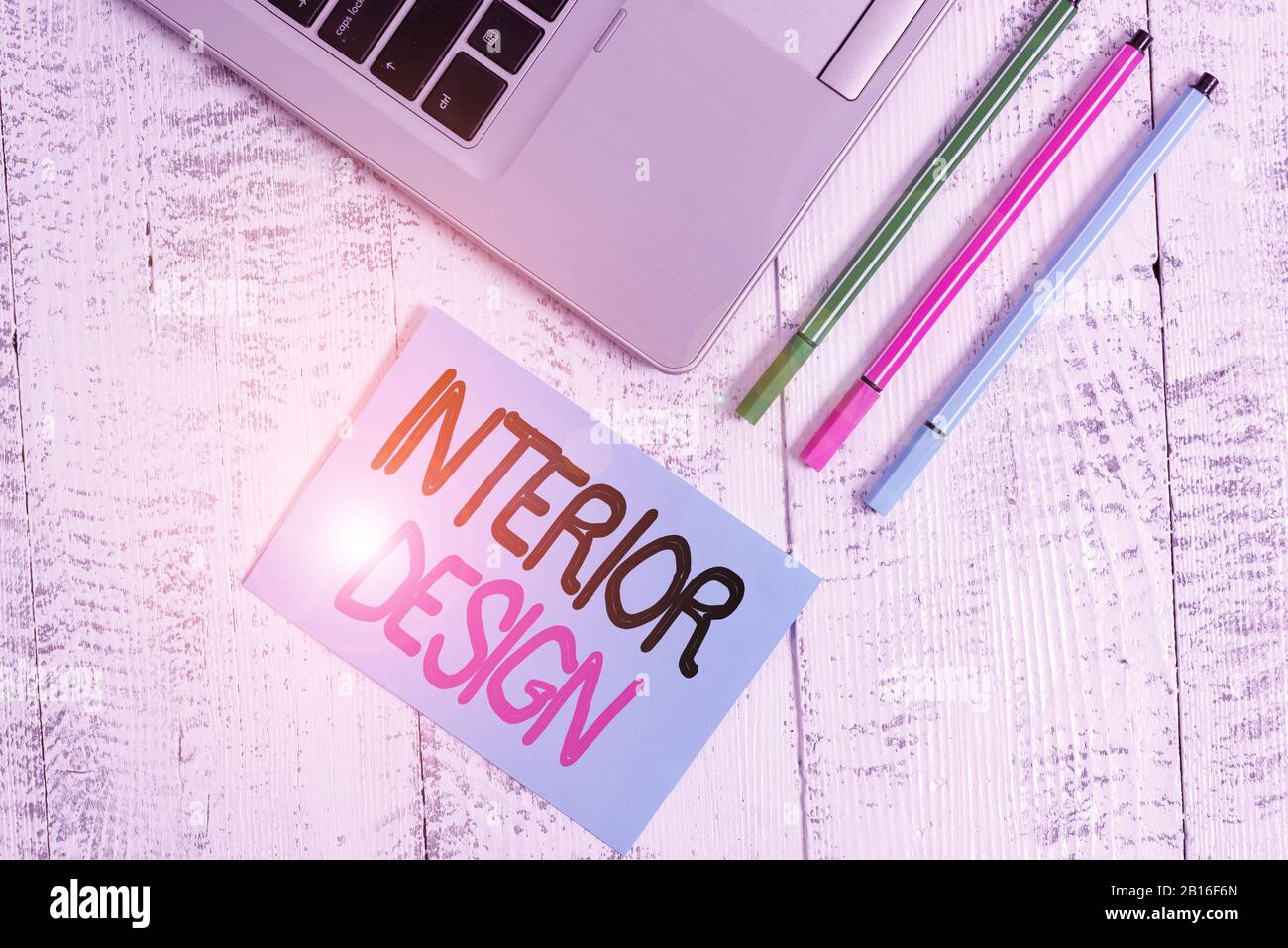 Handwriting text writing Interior Design. Conceptual photo the art of ...