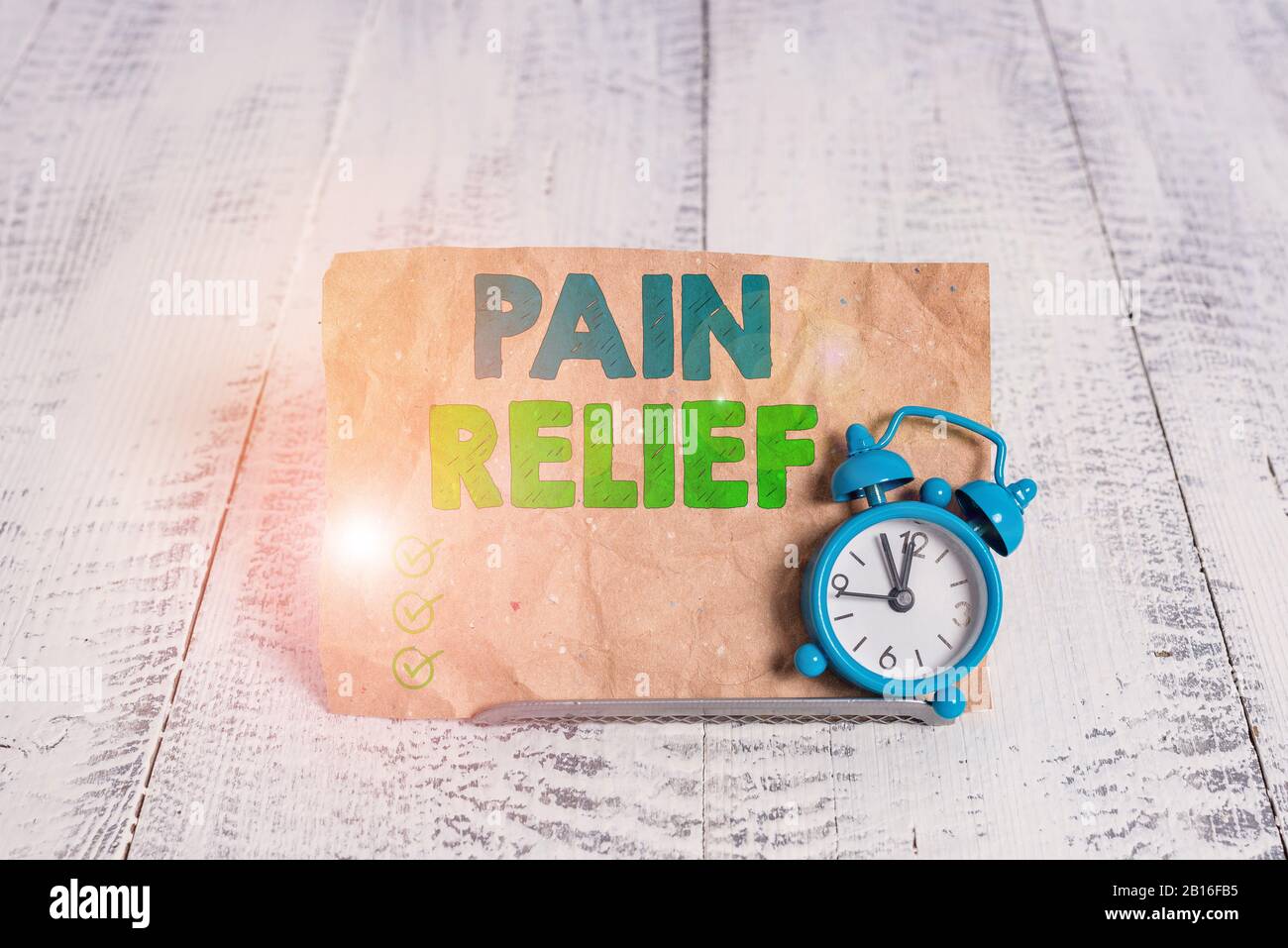Handwriting text writing Pain Relief. Conceptual photo Drugs or other ...