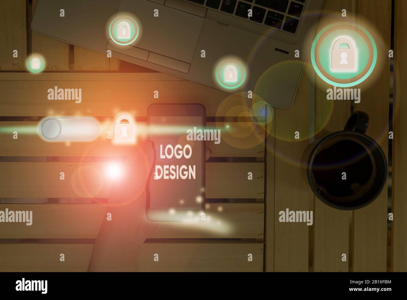 Word writing text Logo Design. Business photo showcasing a graphic ...