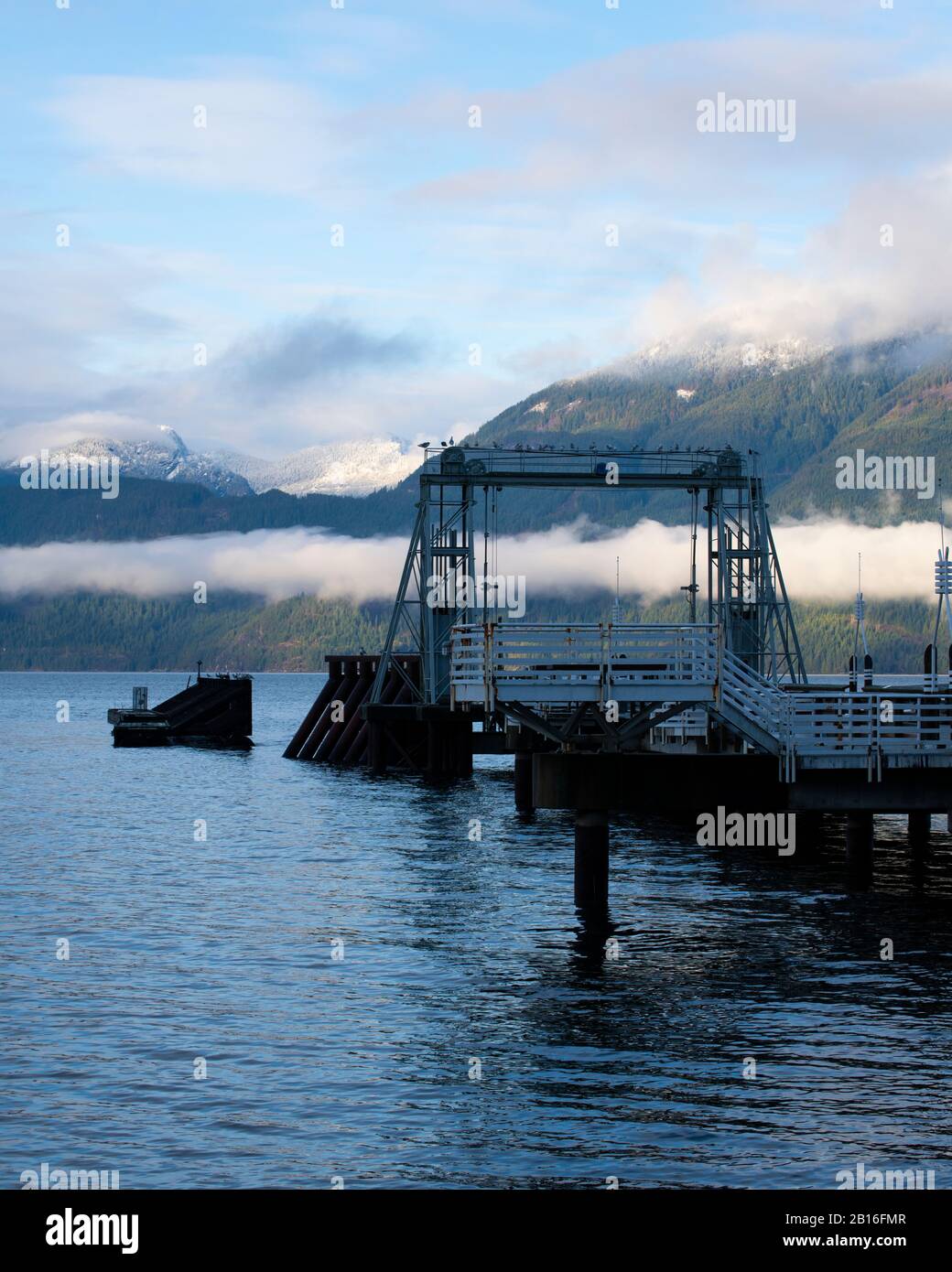 Porteau Cove dock and boat launch in Lions Bay, British Columbia ...