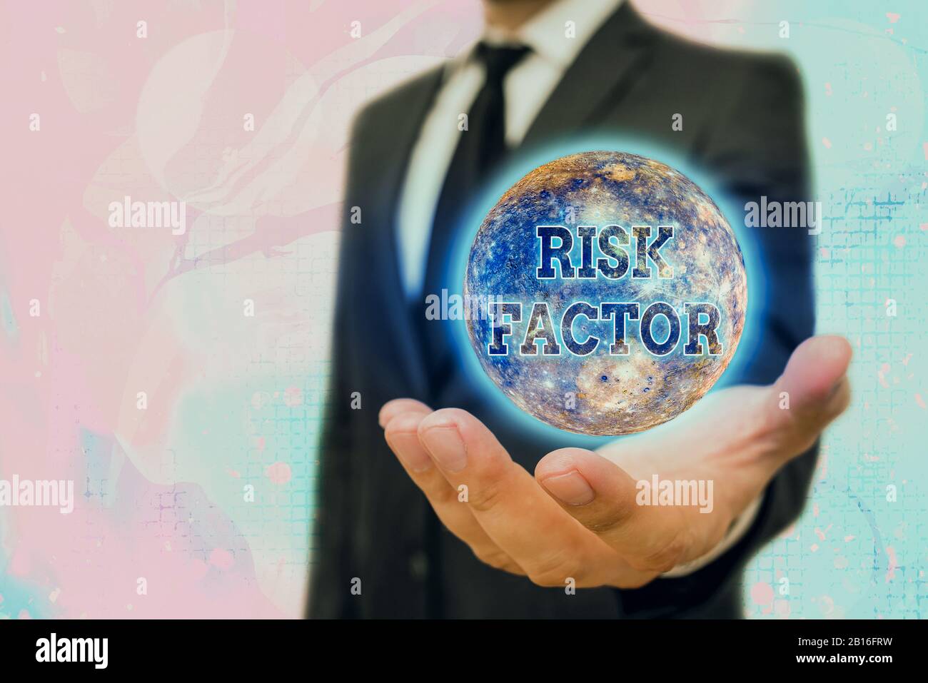 Conceptual hand writing showing Risk Factor. Concept meaning a ...