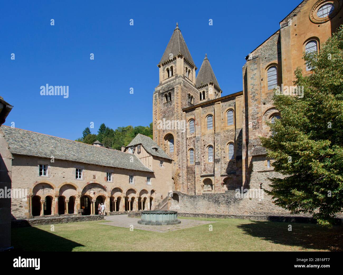 Abbey church of saint foy hi-res stock photography and images - Alamy