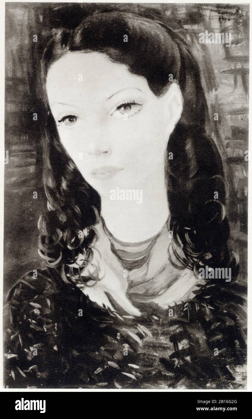 Portrait of moise kisling hi-res stock photography and images - Alamy