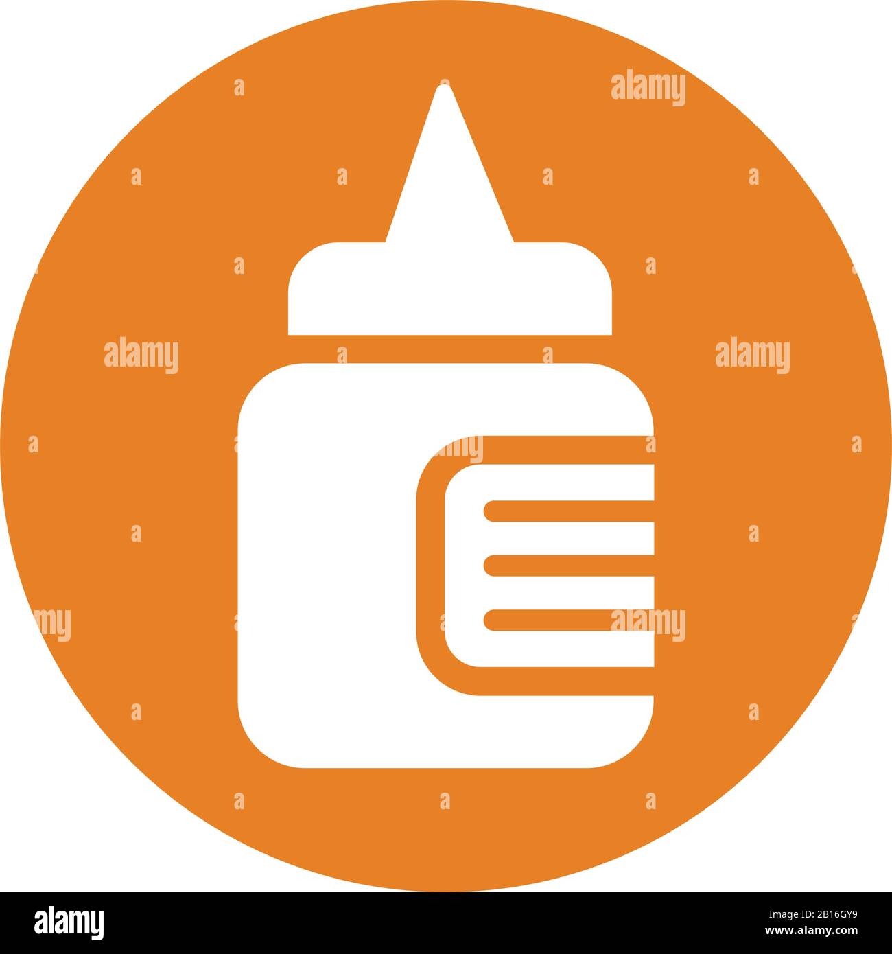 Well organized and fully editable Glue vector icon, office equipment ...