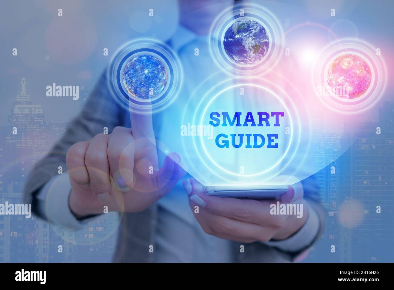 Handwriting text writing Smart Guide. Conceptual photo used to guide ...