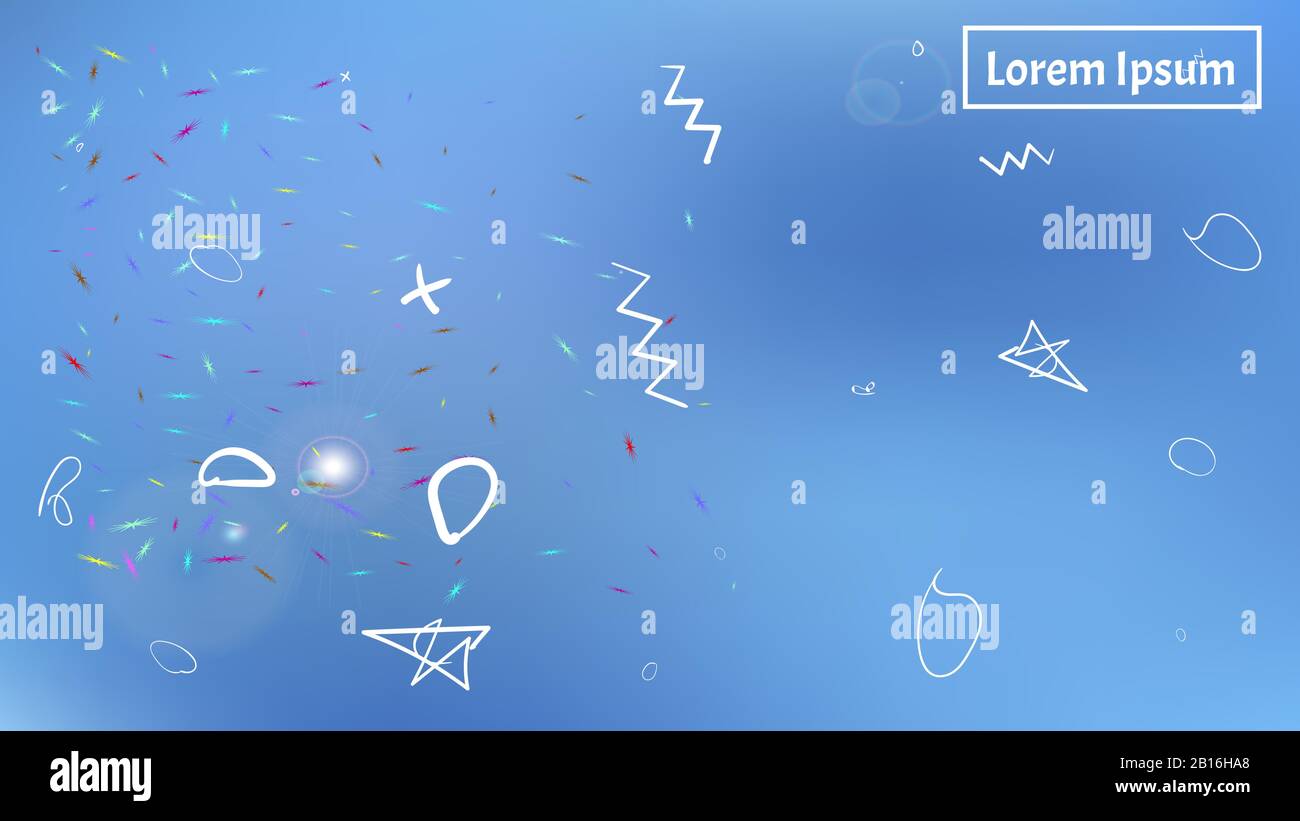 Clear space fantasy. Common colorific illustration idea. Background ...