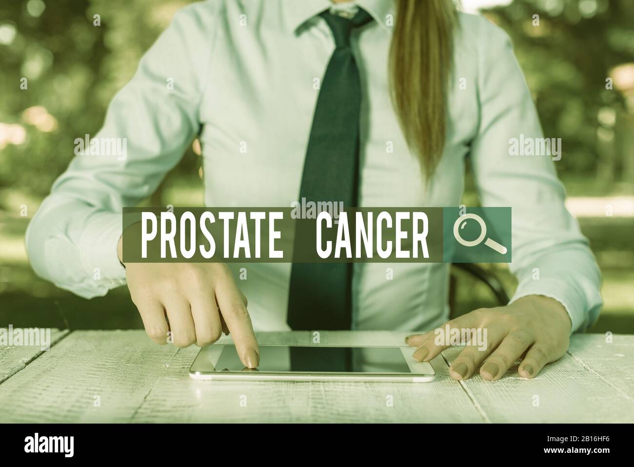 Writing note showing Prostate Cancer. Business concept for cancer ...