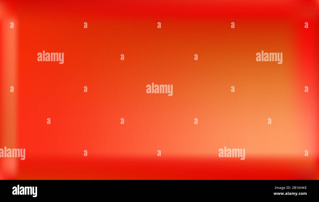 Vermilion colored abstract gradient mesh Background. Clean banner ...