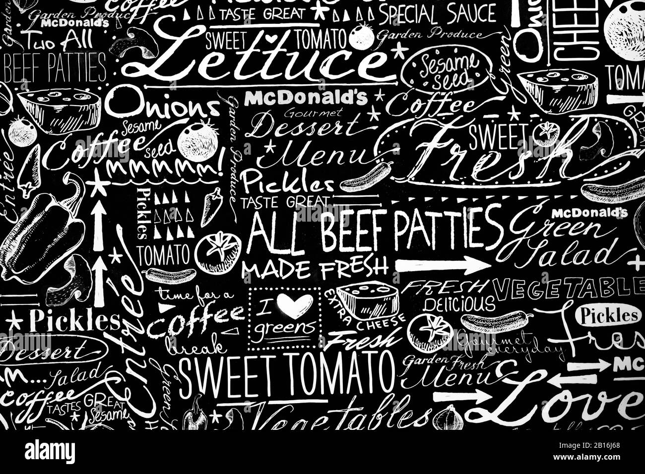 Fast food word art hi-res stock photography and images - Alamy