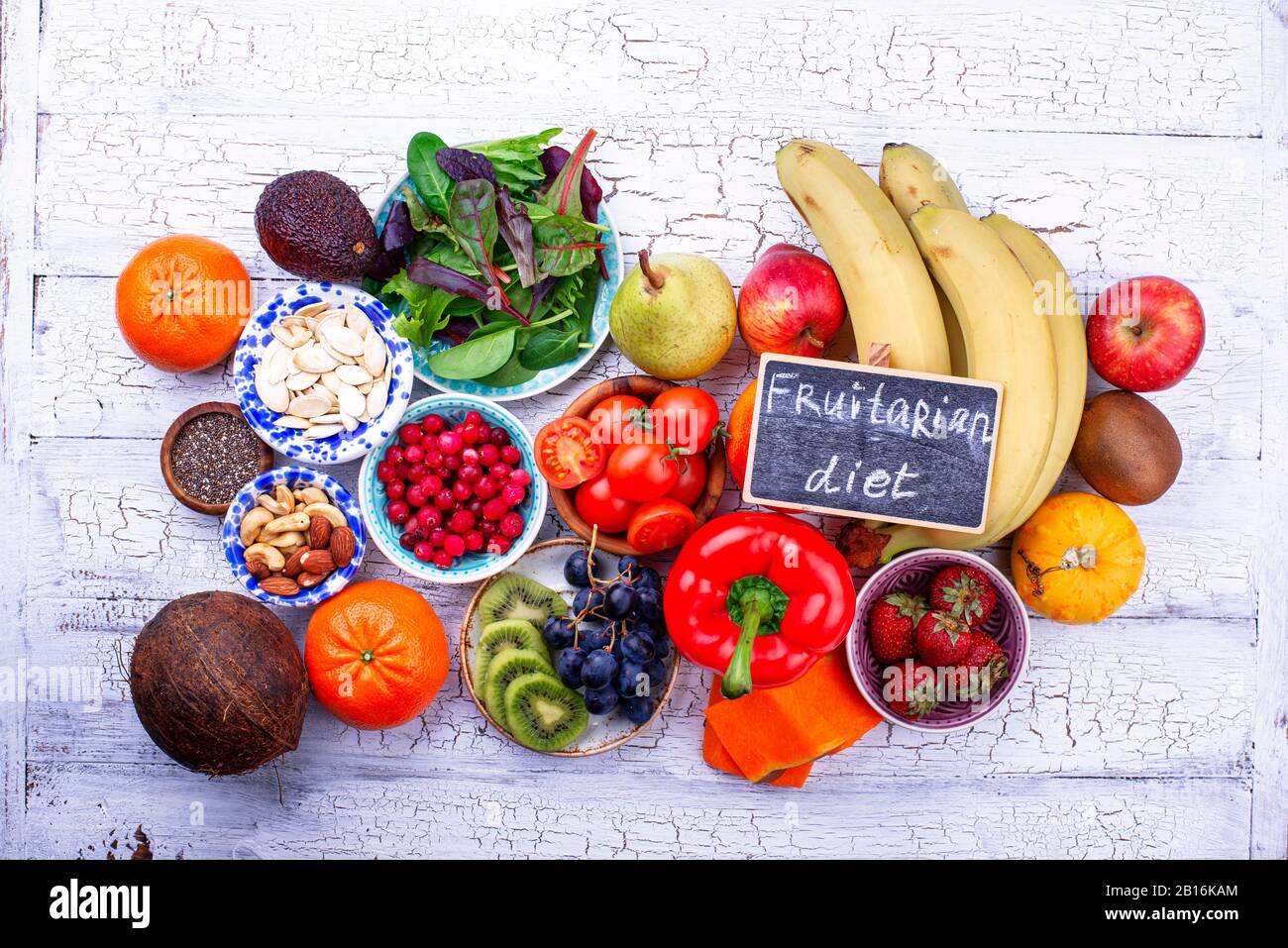 Healthy product for fruitarian diet Stock Photo - Alamy