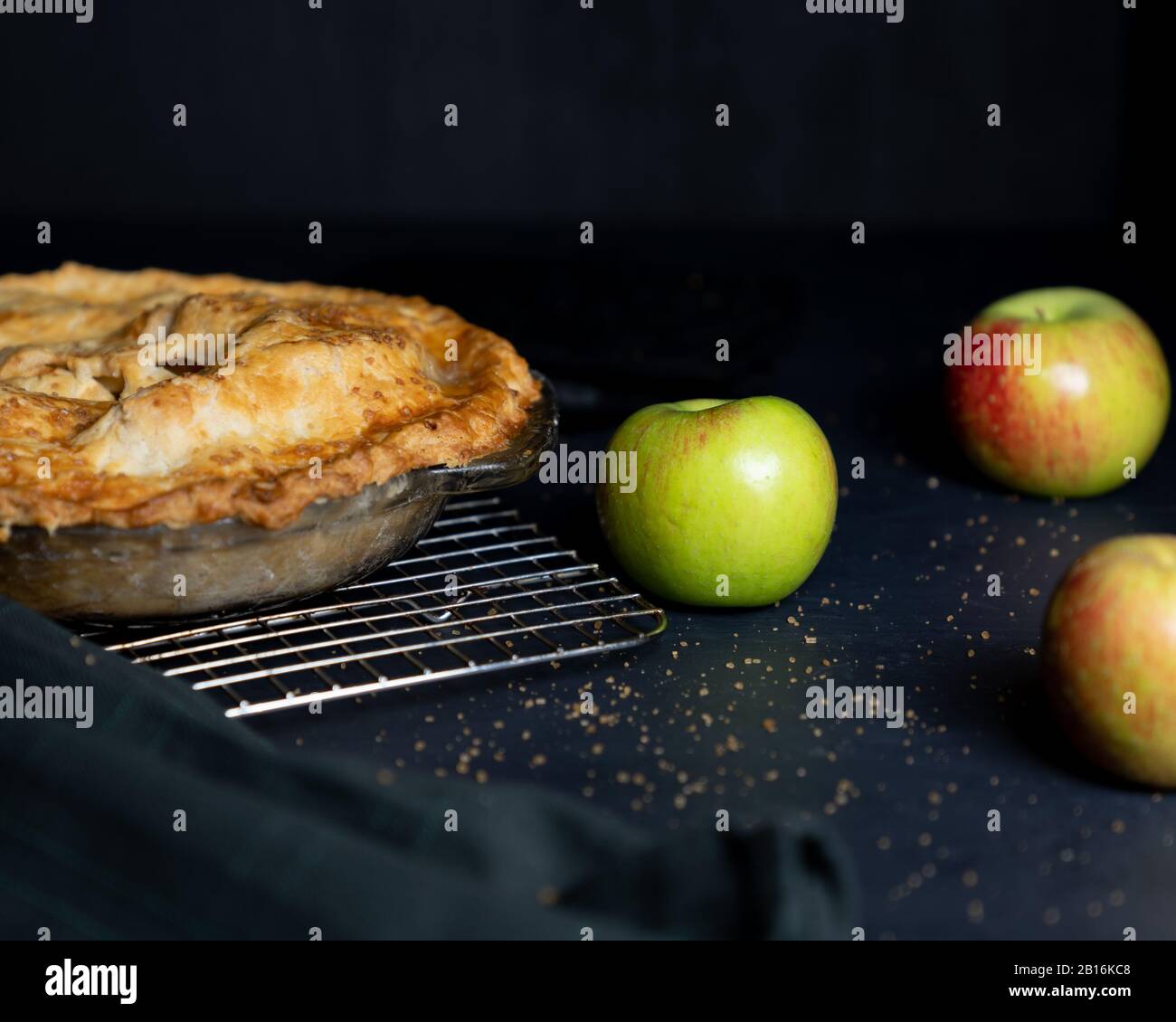 homemade apple pie Stock Photo - Alamy