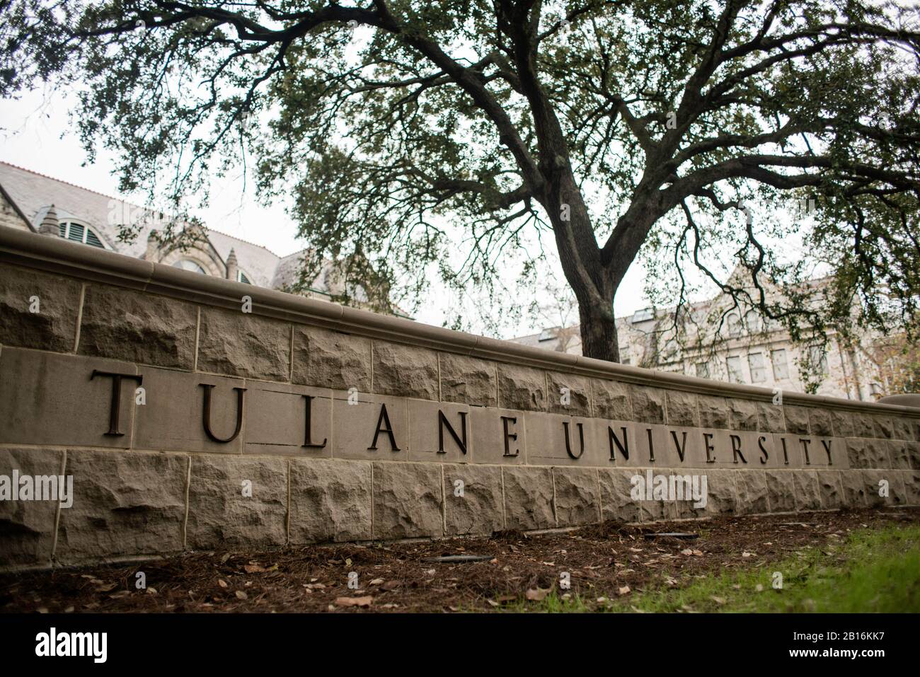 New Orleans, Louisiana - February 10, 2020: Tulane University college ...