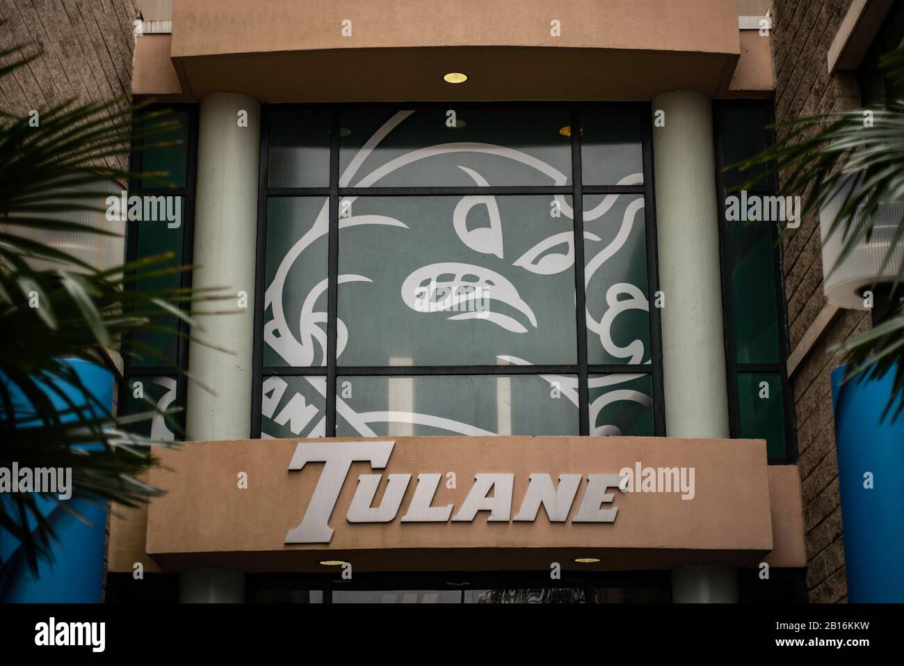 New Orleans, Louisiana - February 10, 2020: Tulane University college ...