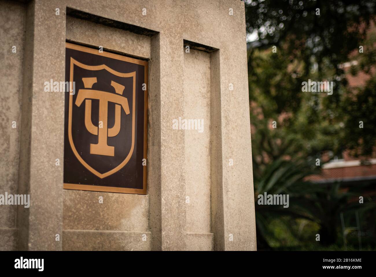 New Orleans, Louisiana - February 10, 2020: Tulane University college ...