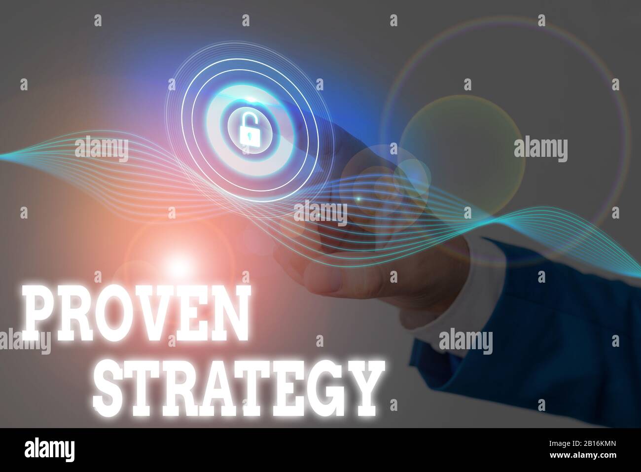 Writing note showing Proven Strategy. Business concept for Confirmed ...