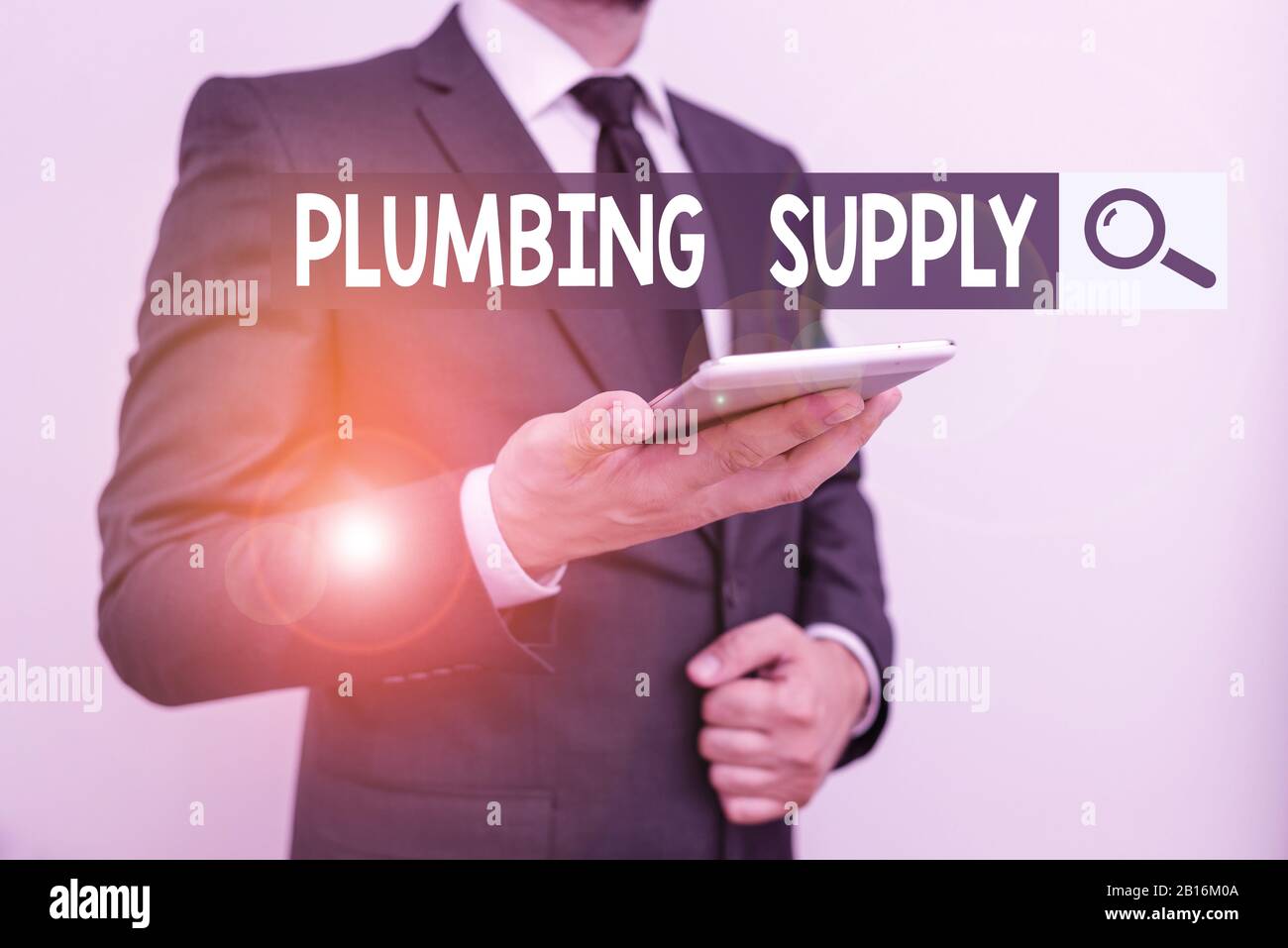 Text sign showing Plumbing Supply. Business photo text tubes or pipes ...