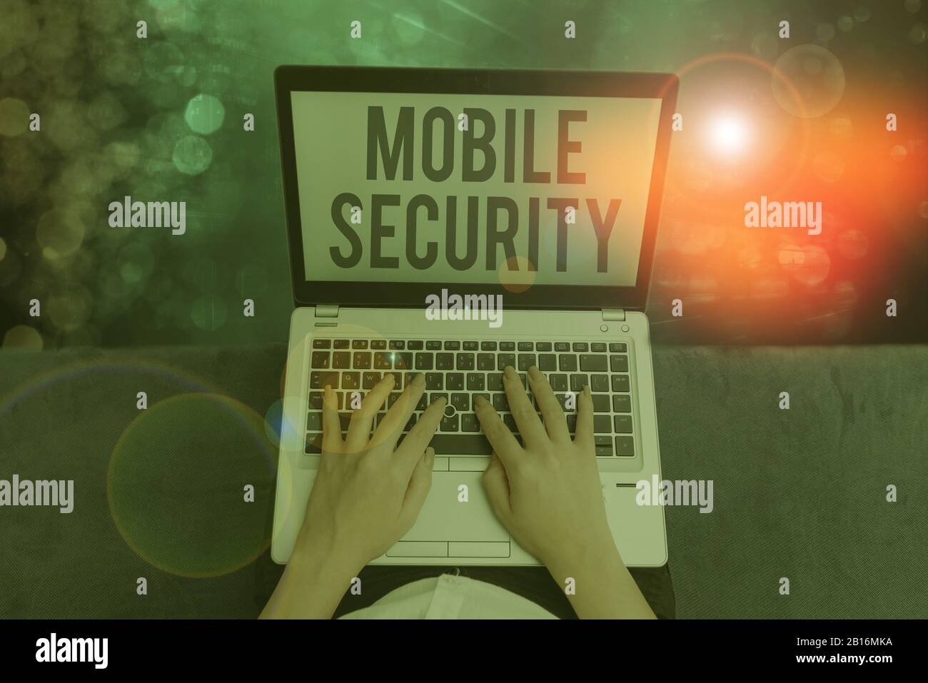 Word Writing Text Mobile Security Business Photo Showcasing Efforts To Secure Data On Mobile